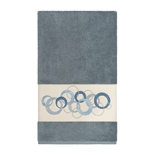 Click here for Linum Home Annabelle Bath Towel - Teal prices
