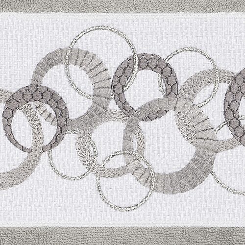 Click here for Linum Home Annabelle Bath Towel - Light Grey prices
