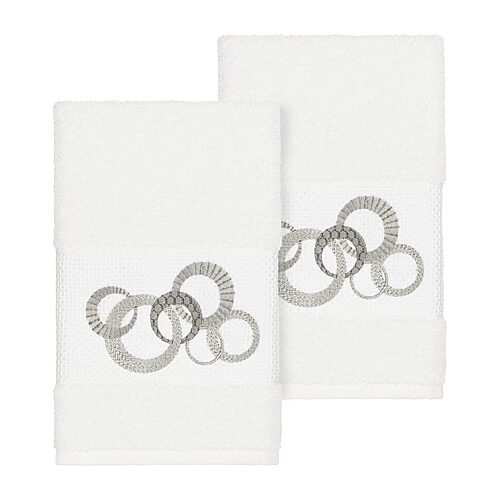 Click here for Linum Home Textiles Annabelle 2-pc. Embellished Ha... prices