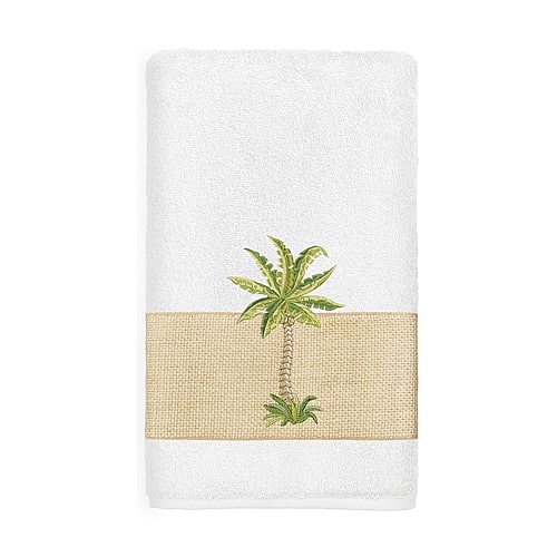Click here for Linum Home Textiles Colton Embellished Bath Towel... prices