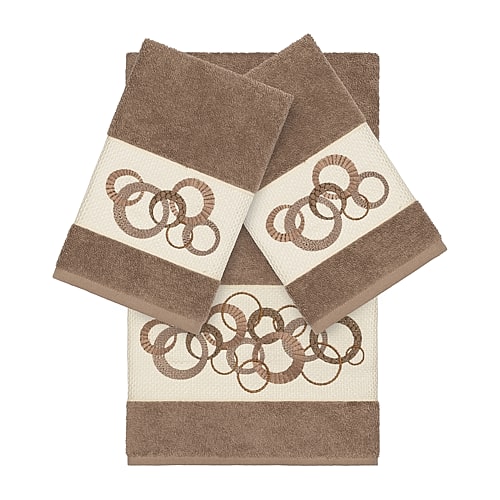 Click here for Linum Home Turkish Cotton Annabelle 3-Pc. Embellis... prices