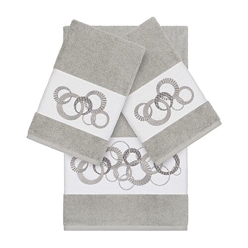 Click here for Linum Home Turkish Cotton Annabelle 3-Pc. Embellis... prices