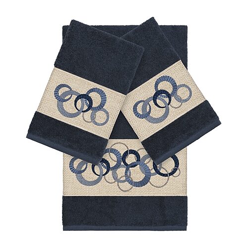 Click here for Linum Home Turkish Cotton Annabelle 3-Pc. Embellis... prices