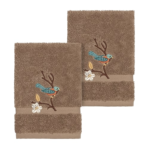 Click here for Linum Home Textiles Springtime 2-pc. Embellished W... prices