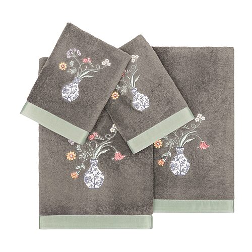 Click here for Linum Home Turkish Cotton Stella Embellished 4-Pc.... prices