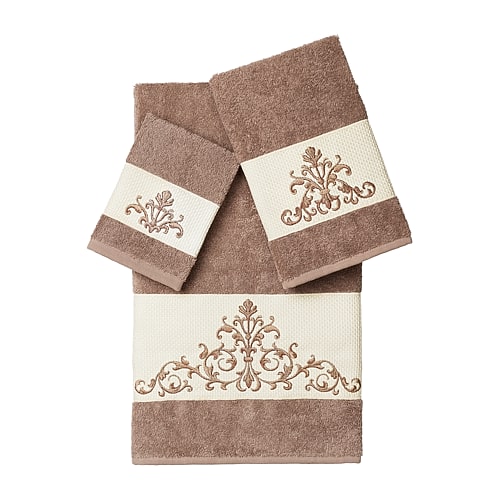 Click here for Linum Home Textiles Scarlet Embellished 3-pc. Bath... prices