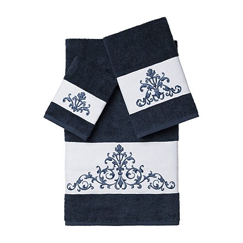 Click here for Linum Home Scarlet 3-Pc. Embellished Towel Set - N... prices