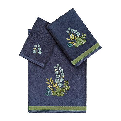 Click here for Linum Home Turkish Cotton Botanica Embellished 3-P... prices