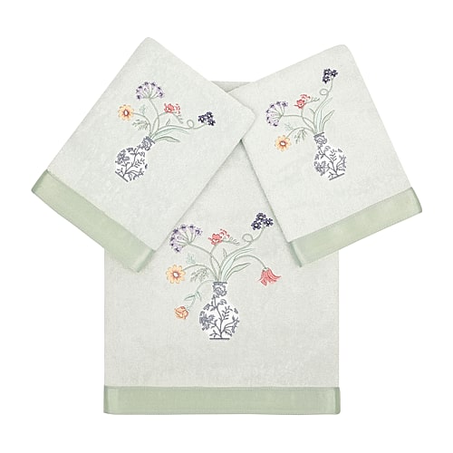 Click here for Linum Home Turkish Cotton Stella Embellished 3-Pc.... prices
