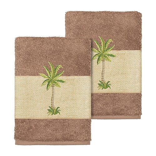 Click here for Linum Home Textiles Colton 2-pc. Embellished Washc... prices