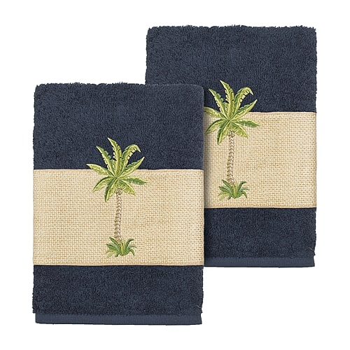 Click here for Linum Home Textiles Colton 2-pc. Embellished Washc... prices