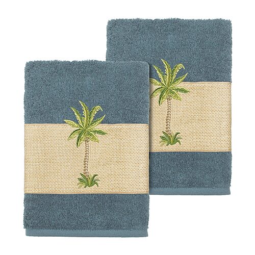 Click here for Linum Home Textiles Colton 2-pc. Embellished Washc... prices