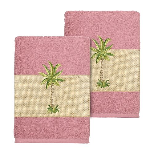 Click here for Linum Home Textiles Colton 2-pc. Embellished Washc... prices