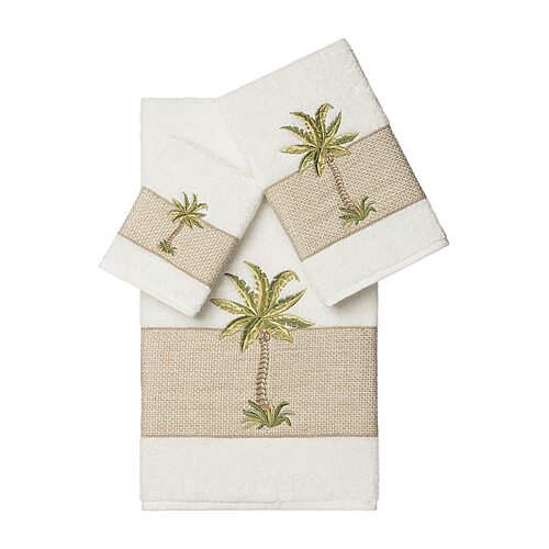 Click here for Linum Home Textiles Colton Embellished 3-pc. Bath... prices