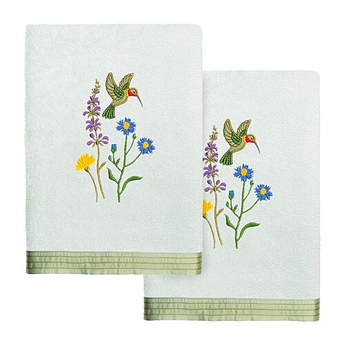 Click here for Linum Home Textiles Hada 2-pc. Embellished Hand To... prices