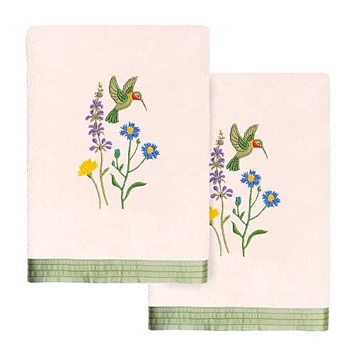 Click here for Linum Home Textiles Hada 2-pc. Embellished Hand To... prices