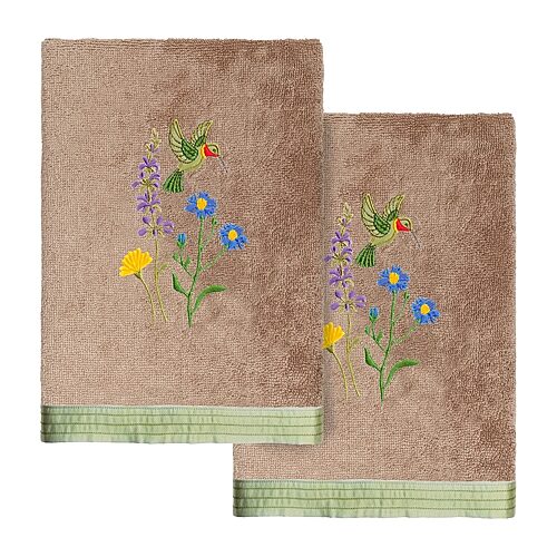 Click here for Linum Home Textiles Hada 2-pc. Embellished Hand To... prices