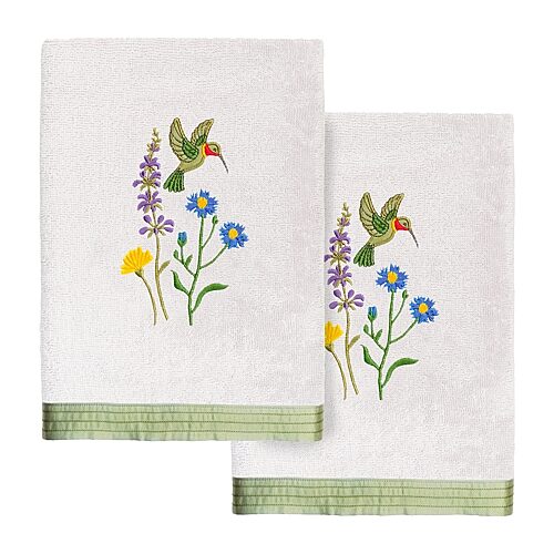 Click here for Linum Home Textiles Hada 2-pc. Embellished Hand To... prices