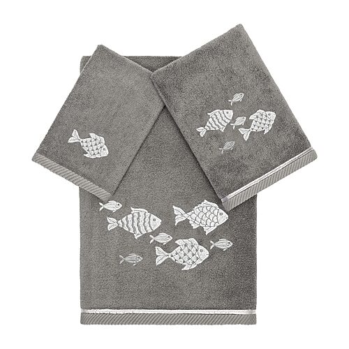 Click here for Linum Home Turkish Cotton Figi Embellished 3-Pc. B... prices