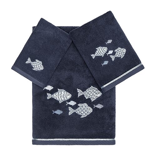 Click here for Linum Home Turkish Cotton Figi Embellished 3-Pc. B... prices
