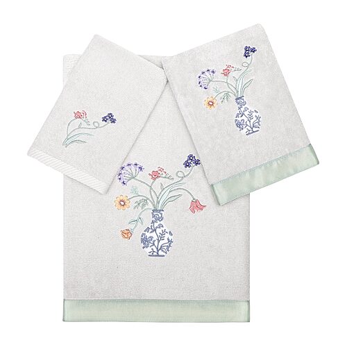 Click here for Linum Home Turkish Cotton Stella Embellished 3-Pc.... prices