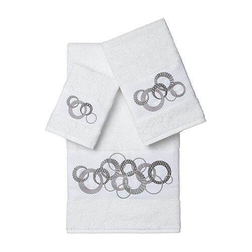 Click here for Linum Home Annabelle 3-Pc. Embellished Towel Set -... prices