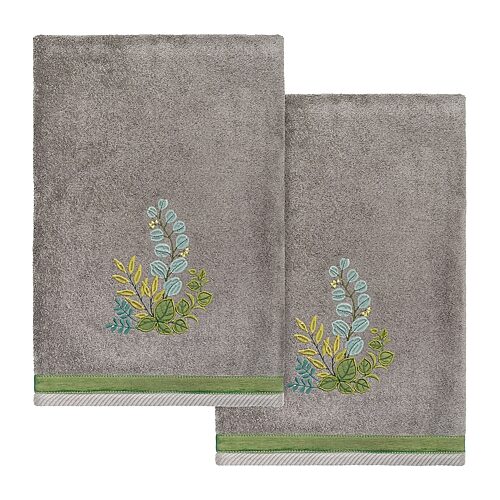 Click here for Linum Home Turkish Cotton Botanica Embellished 2-P... prices