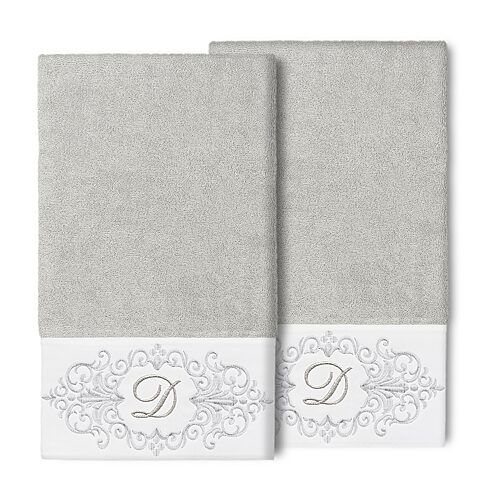 Click here for Linum Home Textiles Monica Silver Embellished 2-pc... prices