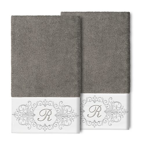 Click here for Linum Home Textiles Monica Silver Embellished 2-pc... prices