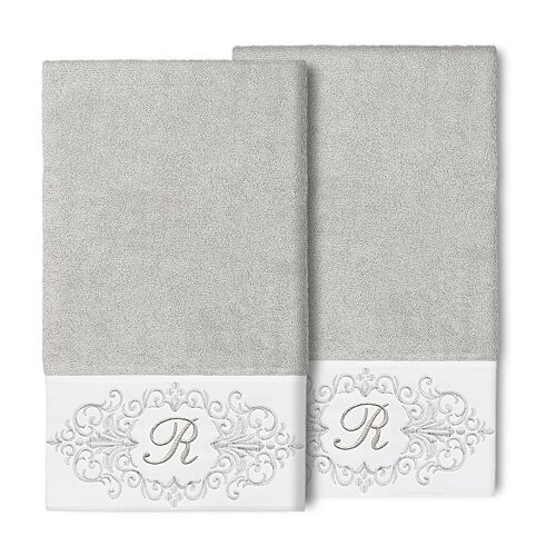 Click here for Linum Home Textiles Monica Silver Embellished 2-pc... prices