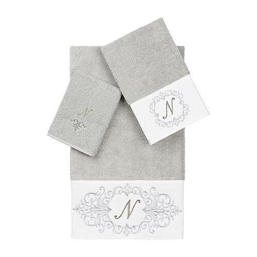 Click here for Linum Home Textiles Monica Silver Embellished 3-pc... prices