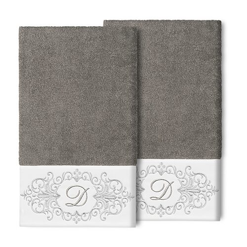 Click here for Linum Home Textiles Monica Silver Embellished 2-pc... prices