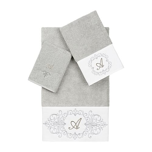 Click here for Linum Home Textiles Monica Silver Embellished 3-pc... prices