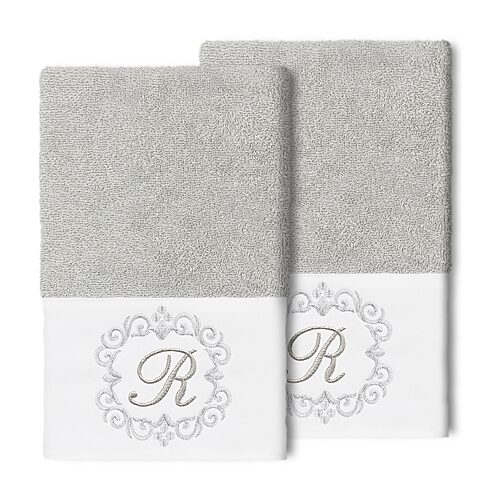 Click here for Linum Home Textiles Monica Silver Embellished 2-pc... prices