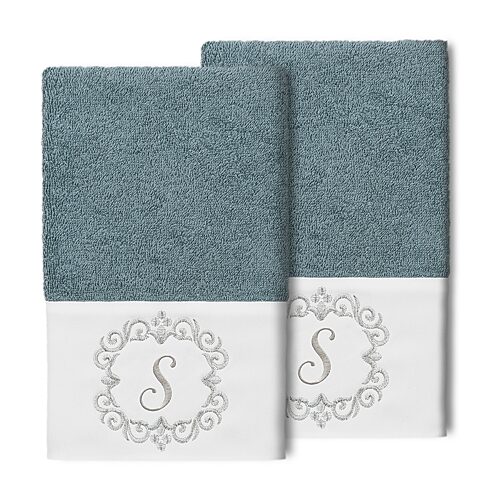 Click here for Linum Home Textiles Monica Silver 2-pc. Embellishe... prices
