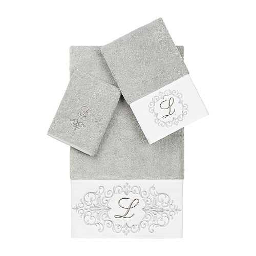Click here for Linum Home Textiles Monica Silver Embellished 3-pc... prices