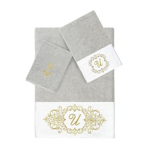 Click here for Linum Home Textiles Monica Gold Embellished 3-pc.... prices