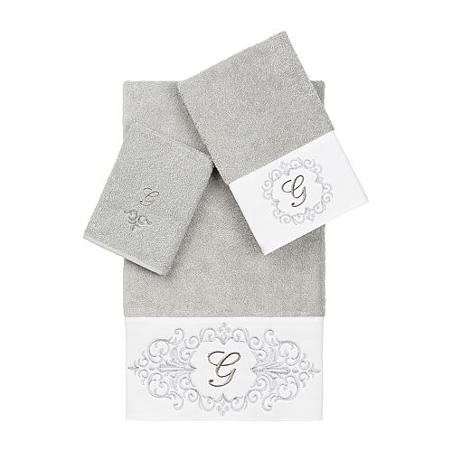 Click here for Linum Home Textiles Monica Silver Embellished 3-pc... prices