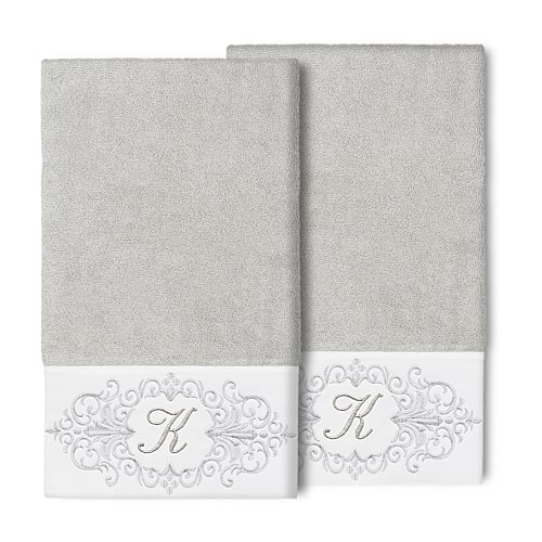Click here for Linum Home Textiles Monica Silver Embellished 2-pc... prices