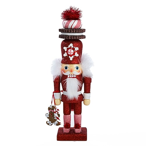 Click here for Kurt S. Adler Hollywood Red Gingerbread Nutcracker... prices
