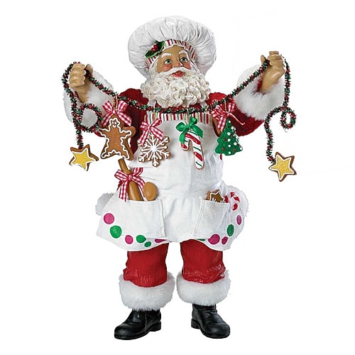 Click here for Kurt Adler 12 FabrichÃ© Christmas Chef Santa  One... prices