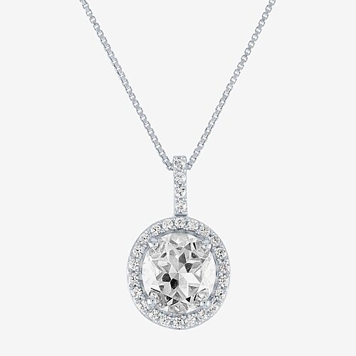 Click here for Womens Lab Created White Sapphire Sterling Silver... prices