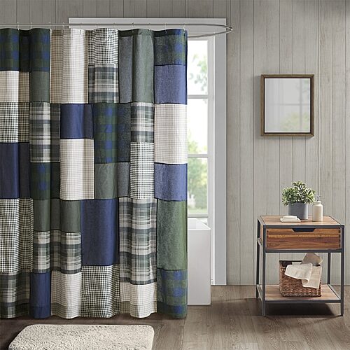 Click here for Woolrich Mill Creek Shower Curtain  One Size  Gree... prices
