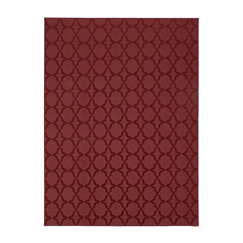 Click here for Garland Sparta Rectangular Area Rug - Chili Red prices