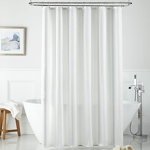 Click here for Stratford Park Ezra Shower Curtain  One Size  Whit... prices