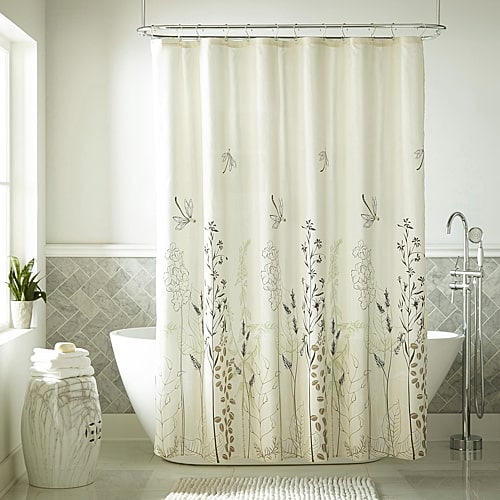Click here for Stratford Park Elliot Shower Curtain  One Size  Wh... prices