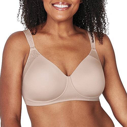 Playtex Secrets Perfectly Smooth Wireless Full Coverage Bra-4707  C  Beige