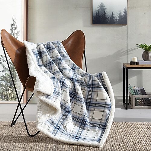 Click here for Eddie Bauer Edgewood Plaid Cotton Throw prices