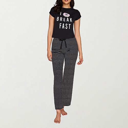 Click here for Ilusion Womens Round Neck Short Sleeve 2-pc. Pajam... prices