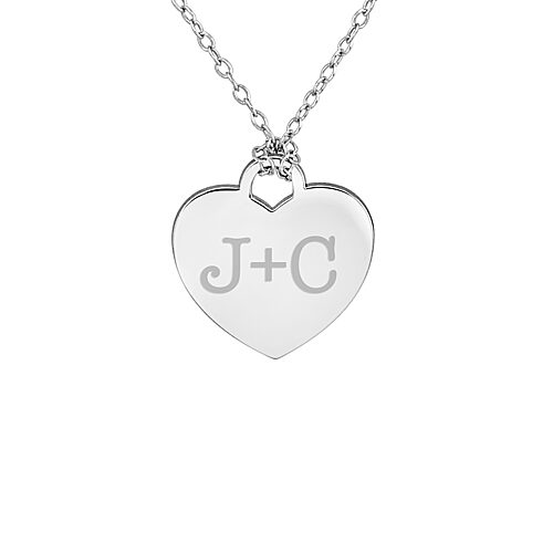 Click here for Personalized Sterling Silver Couples Initial Heart... prices